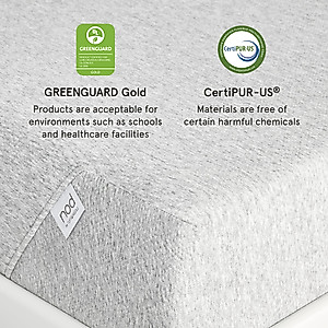 Nod by Tuft & Needle 8-Inch Full Mattress, Medium Firm Adaptive Foam Bed in a Box, Responsive and Supportive, CertiPUR-US, 100-Night Sleep Trial, 10-Year Limited Warranty