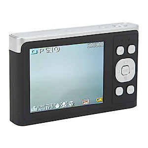 Mini Digital Camera, Digital Camera LED Fill Light for Video Recording (Black)