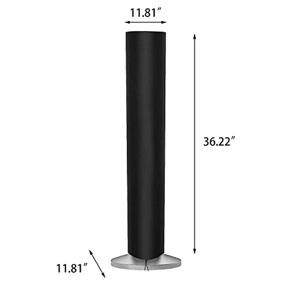 Tower Fan Cover,Waterproof&Dustproof Fan Cover,Standing Fan Covers,Floor Fan Cover,Oscillating Tower Fan Covers With Remote Outdoor or Indoor Stand up Fan Cover for Home,Bedroom,Office（only cover)）