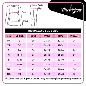 Thermajane Bundle - Women's Thermal Top(Medium) & Bottoms(Small)