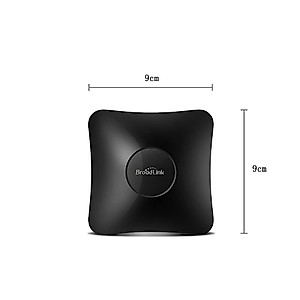 BroadLink RM4 pro Smart Remote and Sensor Cable Set RM4 pro S, Universal IR RF Remote Control Hub with Temperature Humidity Monitor USB Cable, Works with Alexa, Google Home, IFTTT