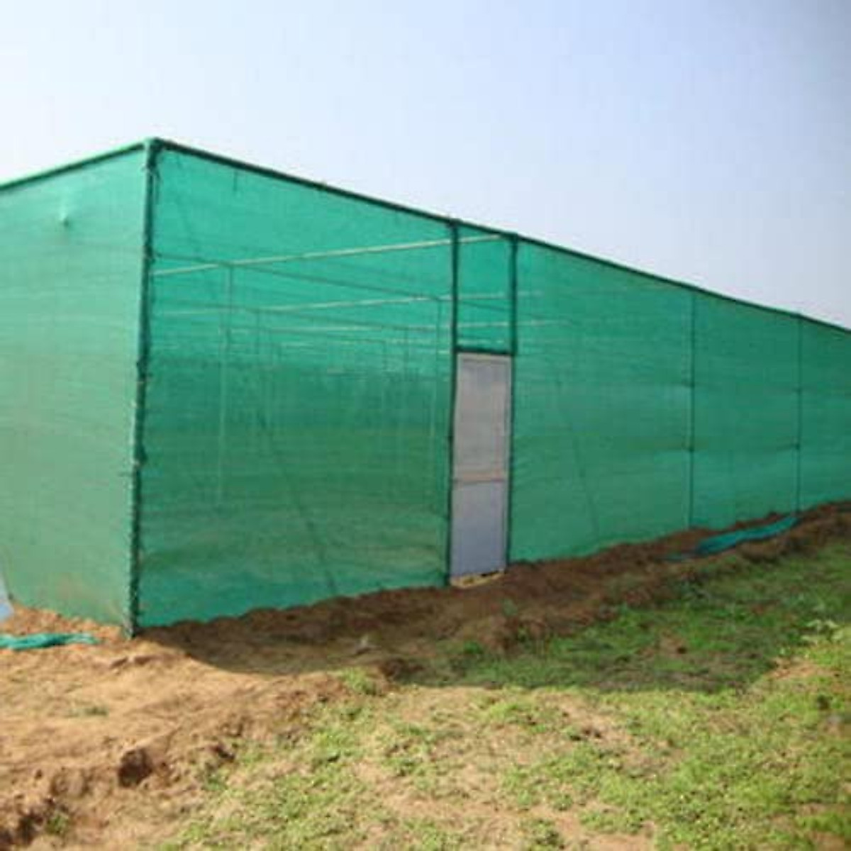 Farm Plastic Supply - Green Shade Cloth - 70% - (6' x 10') - Mesh Fabric for Fence Privacy Screen, Garden Shade, Mesh Fence Screening, Shade Cloth Rolls, Wind Screen