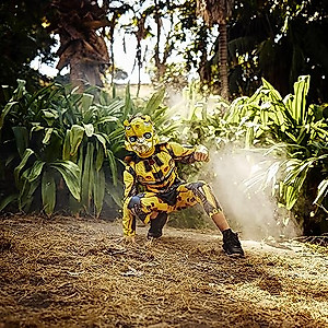 Disguise Bumblebee Muscle Costume for Kids, Official Transformers Rise of the Beasts Padded Costume and Mask, Size (7-8)