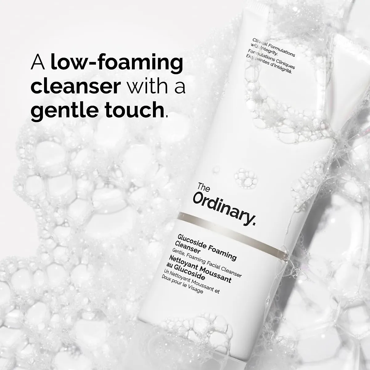 The Ordinary Glucoside Foaming Cleanser, Gentle Foaming Face Wash for All Skin Types Including Sensitive Skin, 5.1 Fl Oz