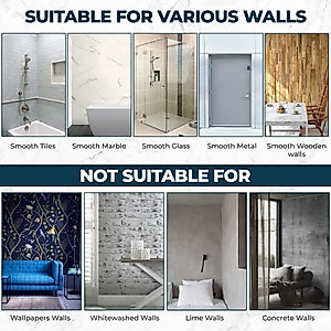 Corner Shower Caddy Organizer - 2 Pack, Rustproof Stainless Steel Shower Caddy with No Drill & Traceless Adhesive, Large Capacity & Durable Design in Black