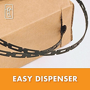 EasyFlex 1100-2 FirmFlex Chain Lock Tree Tie, 100 Foot, Black