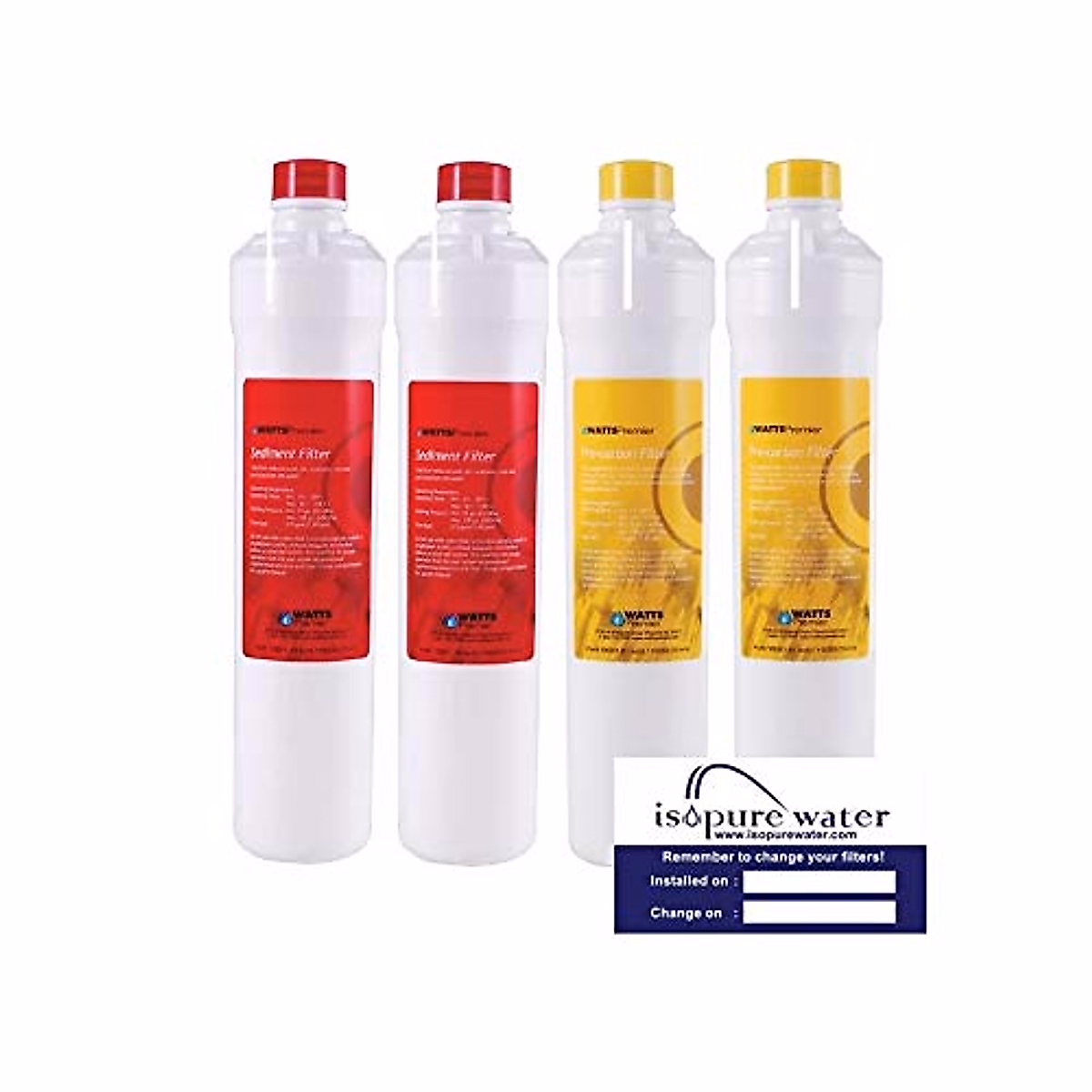 Watts Annual Premier RO Pure/Pure Plus Pre- Filter Kit (2- F105311 & 2- F105351)