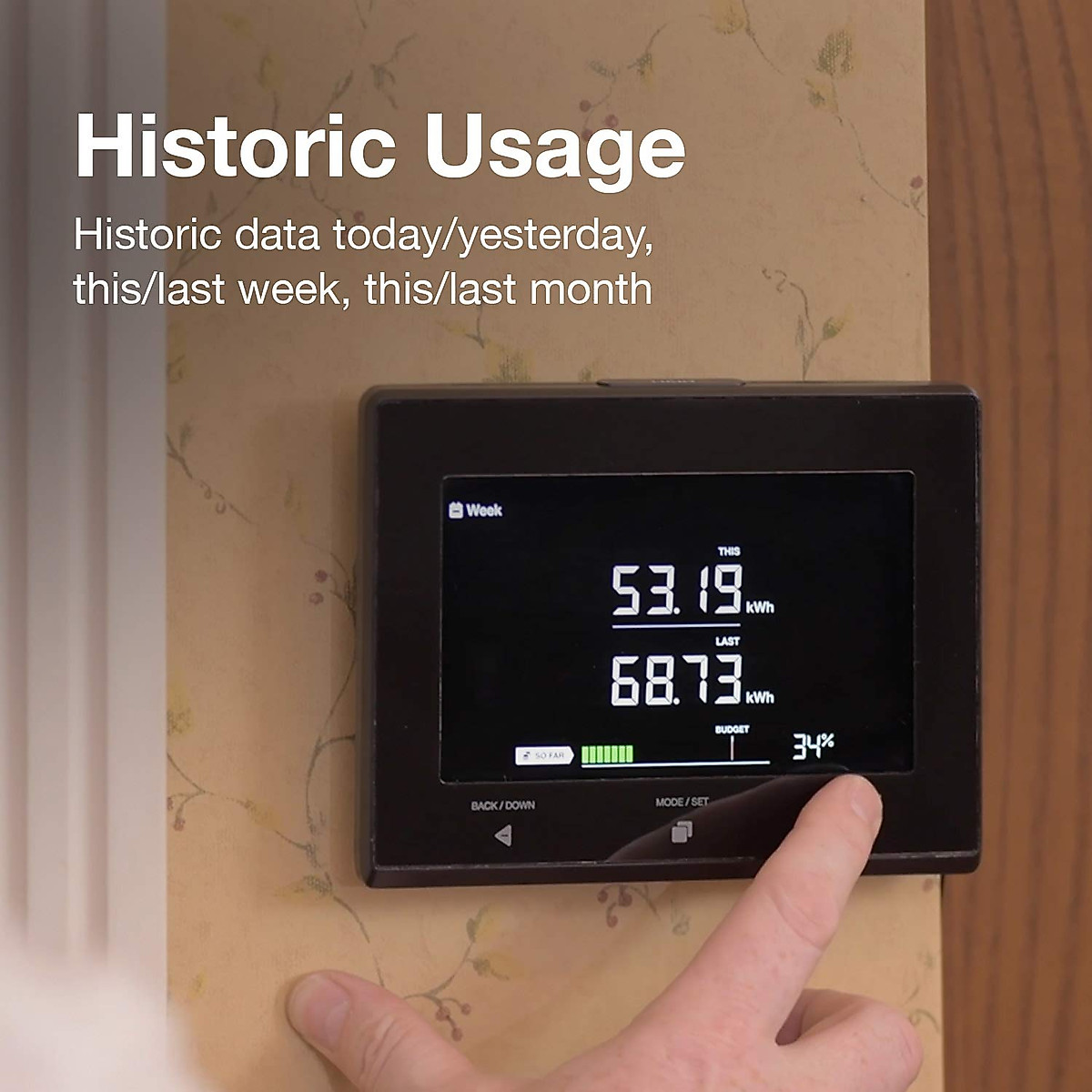 efergy E-Max Display Kit - 3 Phase No Wi-Fi Required. Easy Install. Download Data from Monitor