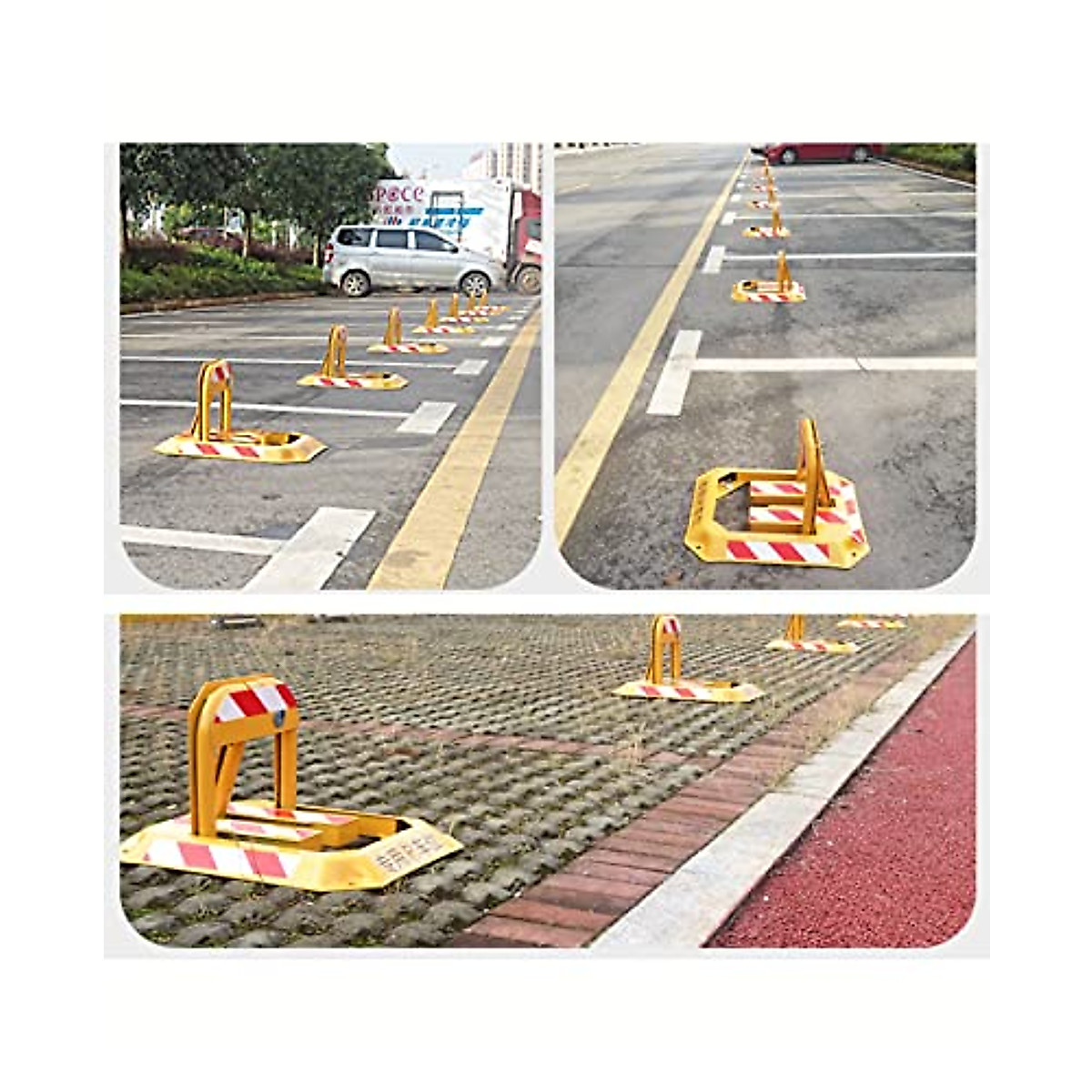 OUSIKA Parking Post, Parking Barrier, for Parking Lot Parking Guide ...