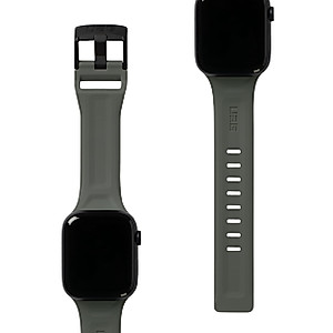 URBAN ARMOR GEAR UAG Compatible with Apple Watch Band 49/45/44/42mm for iWatch Series Ultra 2/9/Ultra/SE2/8/1-7/SE Scout Foliage Green (New Edition) Sweatproof Adjustable Silicone Replacement Strap