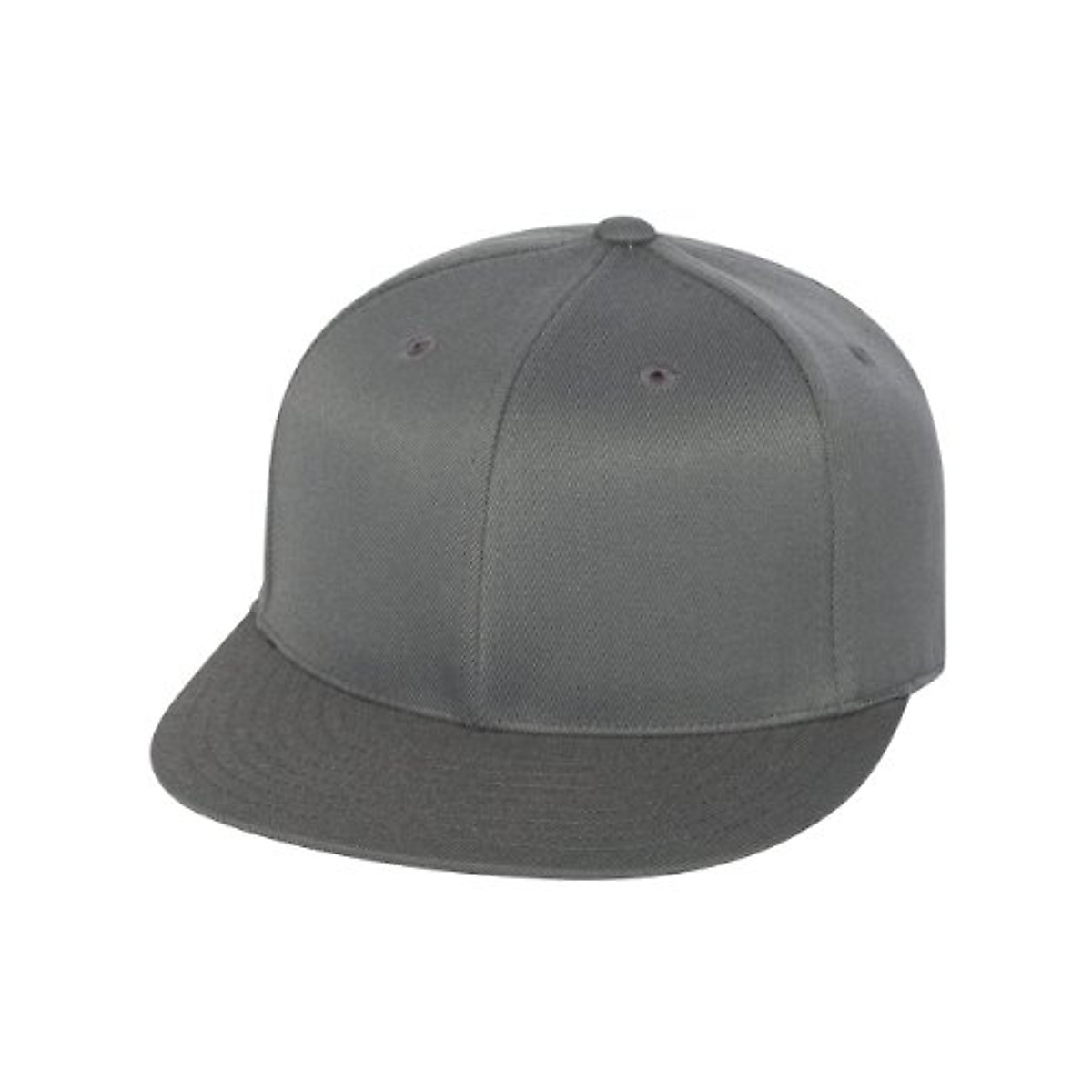 Flexfit Premium Flatbill Cap – Fitted 6210 - Large/X-Large (Dark Gray)
