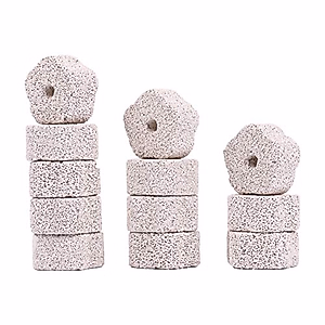 balacoo 12Pcs Small Animal Chew Toys Lava Bites Toy Pet Teeth Toy Molar Toy Biting Toy Pet Supplies for Guinea Hamster Rabbit Rat