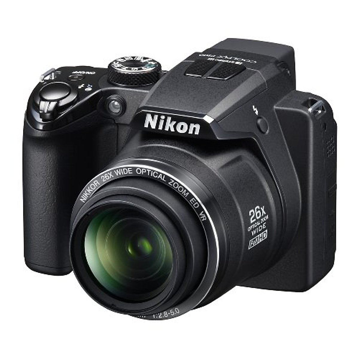 Nikon Coolpix P100 10 MP Digital Camera with 26x Optical Vibration Reduction (VR) Zoom and 3-Inch LCD (Black) (OLD MODEL)