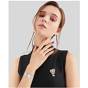 KACON Sterling Silver Bangle Bracelet, Fashion Simple Open Bangles Cuff bracelets for Women