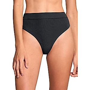 Maaji Women's Standard Rise/High Leg Signature Cut, Black