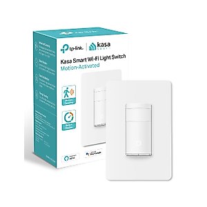 Kasa Smart WiFi Motion Sensor Switch, Single Pole, Needs Neutral Wire, 2.4GHz Wi-Fi Light Switch, Compatible with Alexa & Google Home, UL Certified, No Hub Required(KS200M),White,1-Pack
