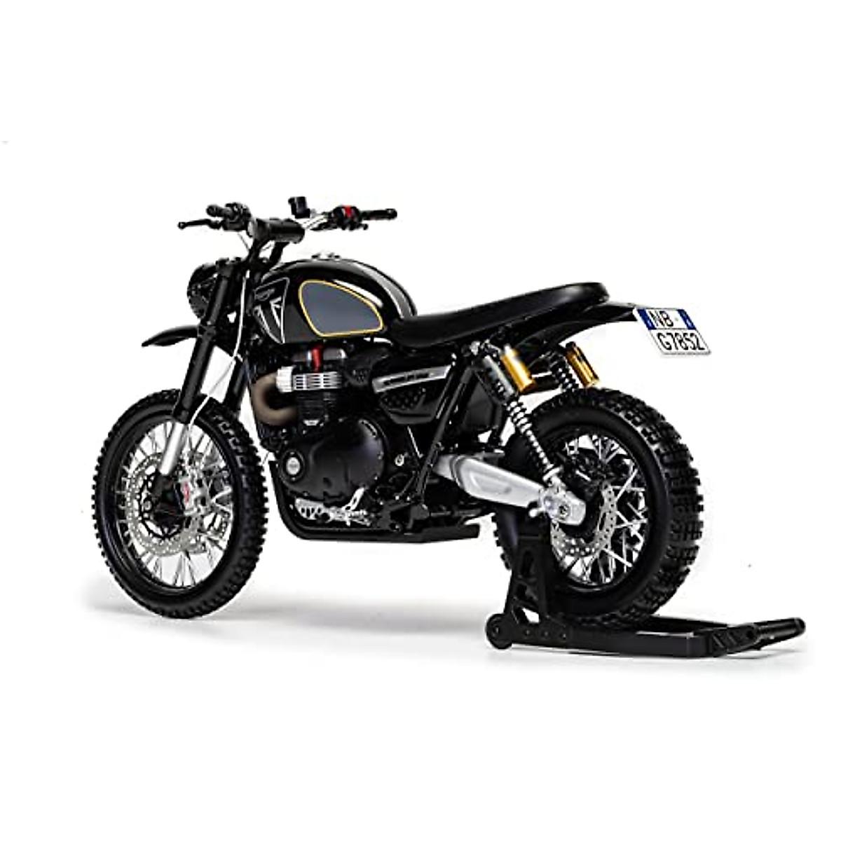 Corgi Diecast James Bond 'No Time to Die' Triumph Scrambler 1200 1:12 Motorcycle Display Model CC08401
