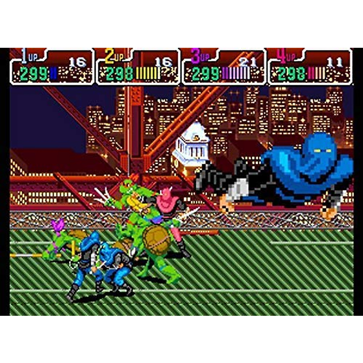 Teenage Mutant Ninja Turtles IV: Turtles in Time - (Super Nintendo, SNES) Reproduction Cartridge