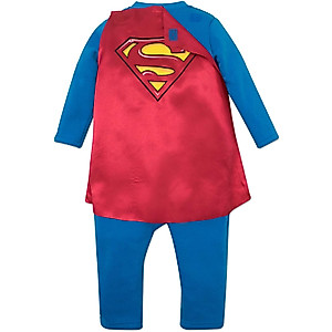 Warner Bros.DC Comics Justice League Baby Boys Costume Cape Coverall 3-6 Months