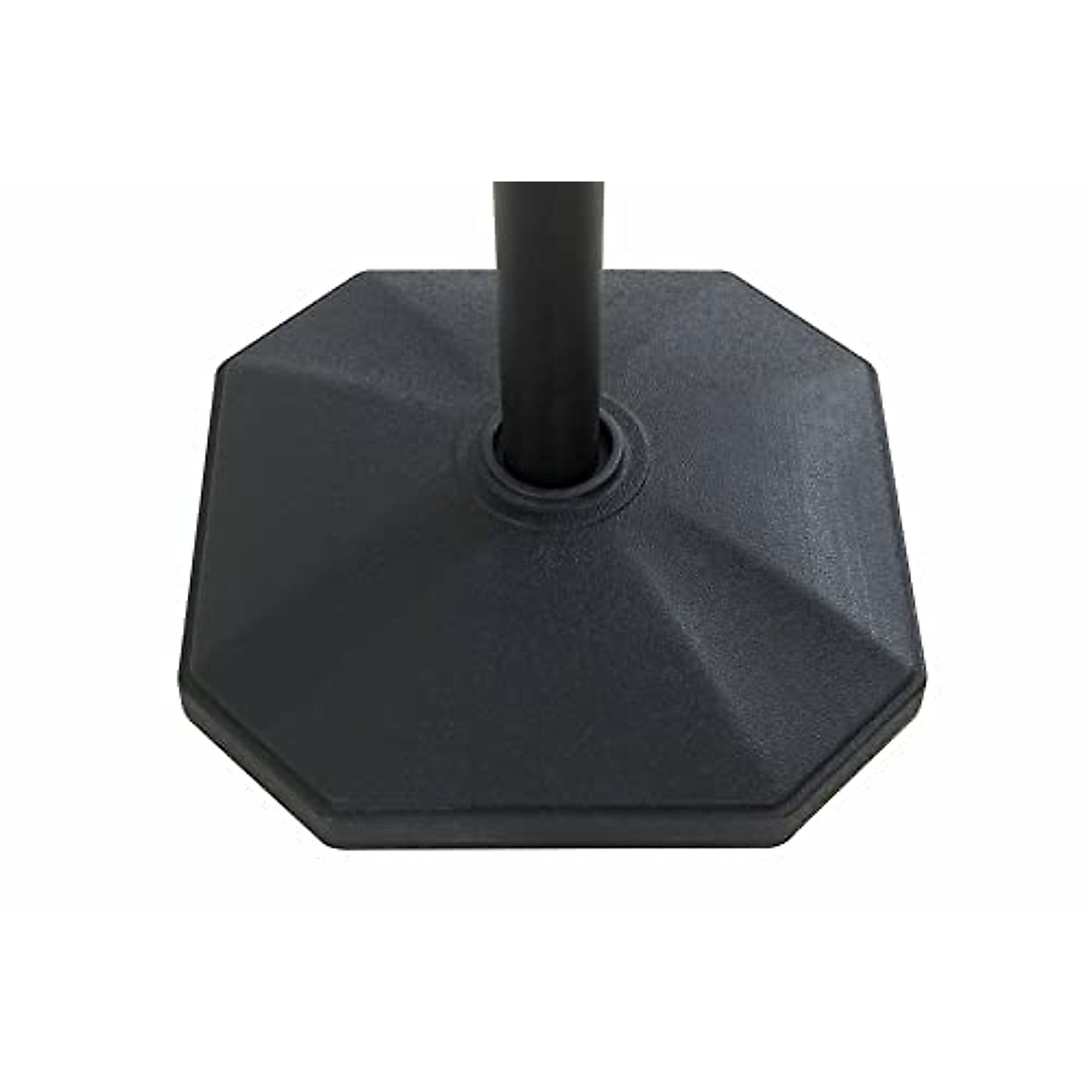 Sunjoy Vanessa Combination Umbrella Stand Side Table, Brown