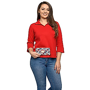 Loungefly Disney Mickey & Minnie Mouse Wallet Zip Around Clutch Faux Leather