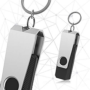 Flash Drives 10 Pack 16GB USB Drive Bulk USB 3.0 Thumb Drives 16GB Memory Stick with LED Indicator Keychain Hole (Black 10-Pack)