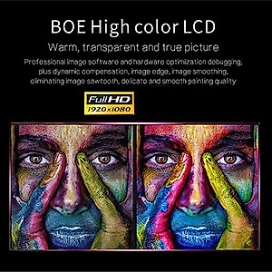 PHAVEA Portable Android Movie Projector, WiFi Bluetooth, 5000 Lumens, Keystone Correction&Zoom, Sync Screen Supported, HDMI USB for Home Cinema&Outdoor Movies