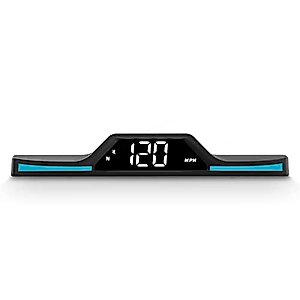 AWOLIMEI Digital Speedometer for Car g15 ，Heads Up Display for Cars with Overspeed Alarm, Fatigue Driving Alarm，USB Plug and Play，Suitable for All Car (G15)