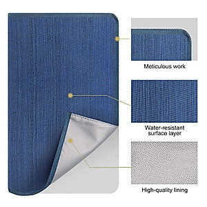 MASiKEN Universal Cover for PS5 Console, Dust Cover Place Upright, Soft Neat Lining Dust Protector for Playstation 5 Digital and Disc Version, Precision Cut Easy Access Cable Port (Blue)