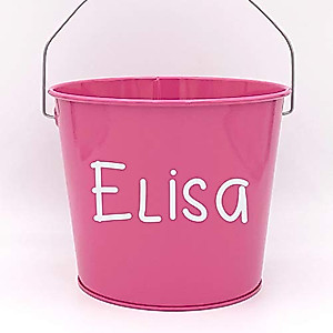 Personalized Name Pail ~ Choose the Colors ~ Made in USA
