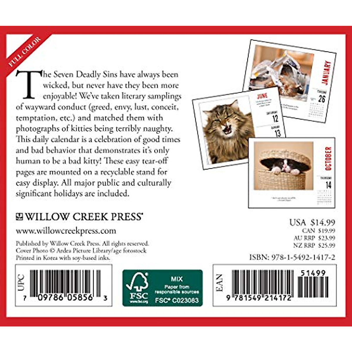 Bad Kitties 2021 Box Calendar