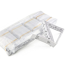 WIN TAPE 1 Meter 40" Paper Tape Measure, Wound Measuring Rulers, Educare Used Measuring Babies Head, Disposable Pack of 100