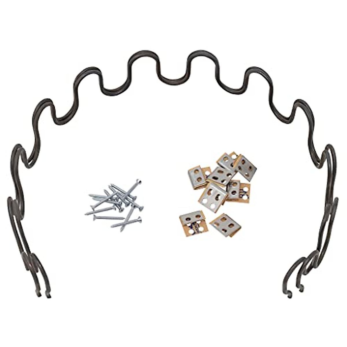House2Home 25" Sofa Upholstery Spring Replacement, 2pk Repair Kit for Furniture Chair Couch, Includes Clips, Screws, and Instructions