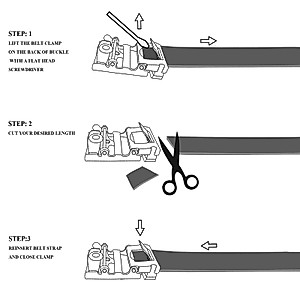 Falari Leather Dress Belt Ratchet Belt Holeless Automatic Buckle Adjustable Size 8001 (8801 Orange, Fit from 28 to 36")