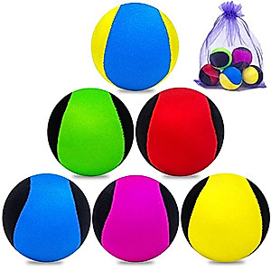 Tcvents Water Skipping Ball Pool Toys, Summer Water Ball 6 Pack Water Bouncing Balls| Floating Beach Ball for Swimming Pool, River, Lake- Stress Relief Balls for Kids & Adults Beach Party Decoration