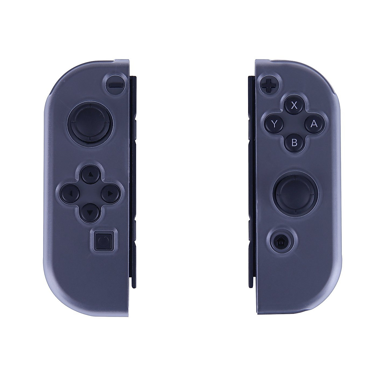 HDE Protective Cover for Nintendo Switch Joy-Con Controller Plastic Protectors Snap On Shell with Comfort Contoured Back (Clear)