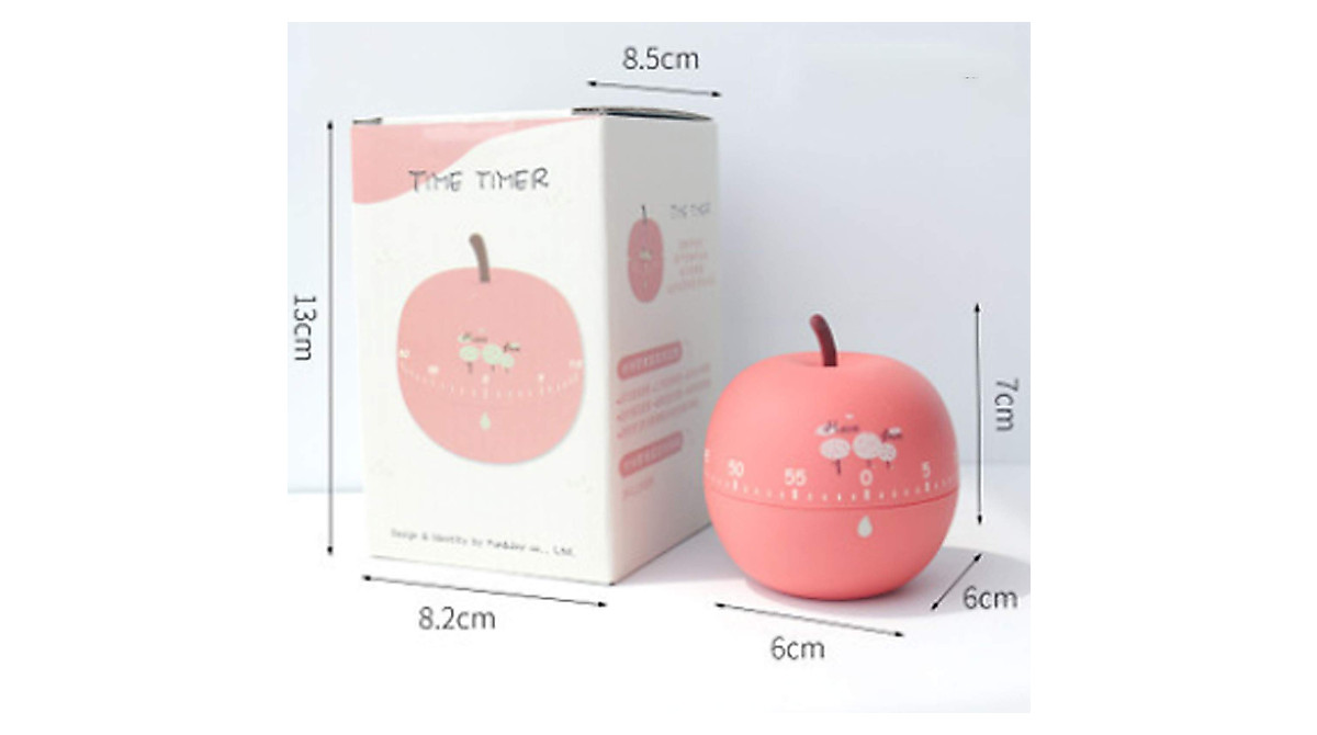 Cute Fruit Kitchen Timer - 60 Minute Mechanical Timer