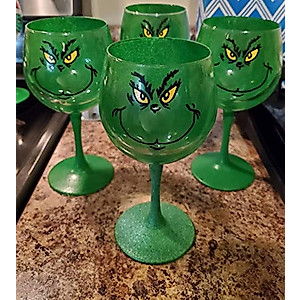 Fungusic 20pcs Christmas Ornaments Sticker Cartoon Face Decal Vinyl Stickers Christmas Decoration Sticker for Winter Holiday Party Supplies