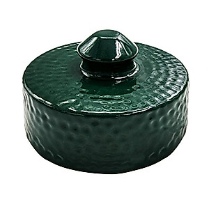 Ceramic Damper Top for Medium Large and XLarge Big Green Egg,Dual Function Ceramic Grill Top Damper,Kamado Accessories Charcoal Grill Top Parts Replacement for Easy Grasp and Anti-Hot