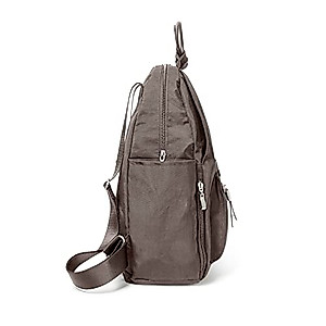 Baggallini womens New Classic Heritage With Rfid Phone Wristlet All Day Backpack, Sterling Shimmer, One Size US