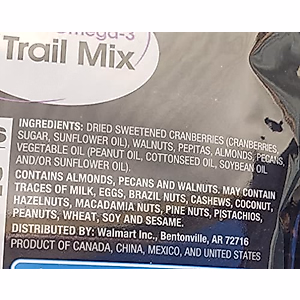 Great Value Omega3 Trail Mix, 22 Oz (Pack of 1)