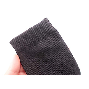 UPSTORE Fingerless Elastic Arm Sleeve Winter Warmer Armsleeve Cuff for Ladies Women Girl Color Light Grey (Black)