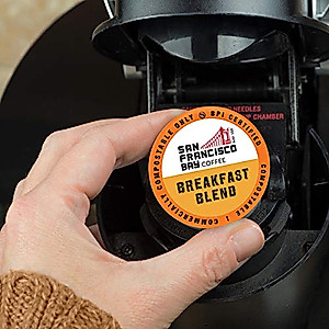 San Francisco Bay Compostable Coffee Pods - Breakfast Blend (80 Ct) K Cup Compatible including Keurig 2.0, Medium Roast