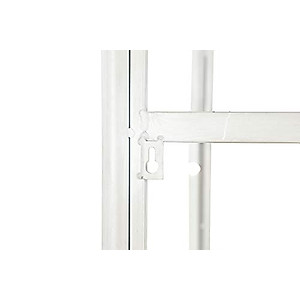 Creative Co-op EC0212 Metal Framed Bookshelf with 5 Wood Shelves Cabinets and Shelf Units, Grey