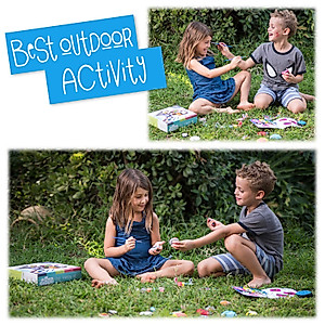 Kipipol Rock Painting Kit for Kids - DIY Arts and Crafts kit for Girls, Boys Ages 3, 4, 5, 6-12 - Kid Rock Art w/10 Rocks for Painting, 12 Acrylic Paints, 2 Brushes, 15 Googly Eyes, 2 Transfer Sheets