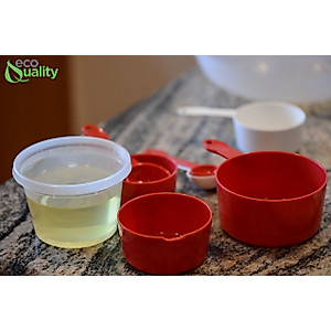 Heavy Duty Food Storage Containers with Lids - Leakproof Deli Containers with Lids - Soup, Slime, Meal Prep Containers, Take Out, Stackable, Microwavable, Dishwasher Safe, Freezer Safe, BPA Free (32, Round, 24, 745808023874)