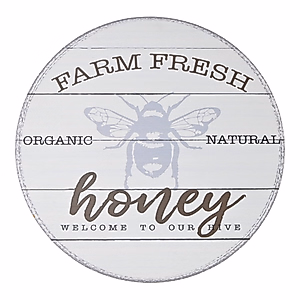 Boston Warehouse Farm Fresh Honey 12 Inch Bamboo Lazy Susan (79892)