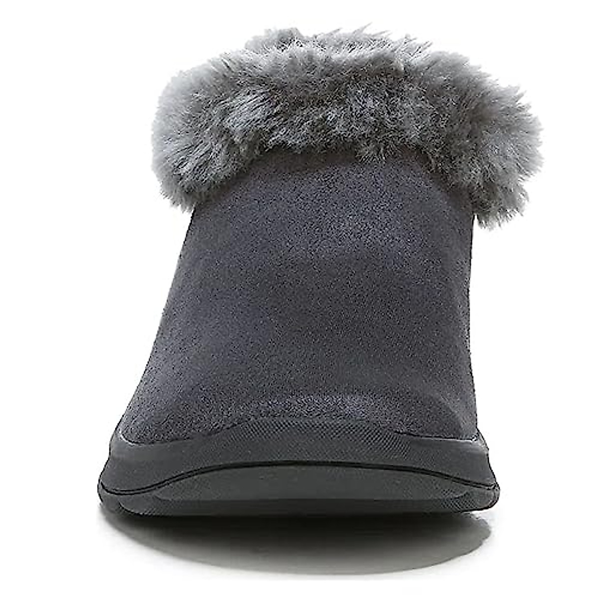 BZees Womens Golden Go Ankle Boot Dark Grey Microfiber 9 M