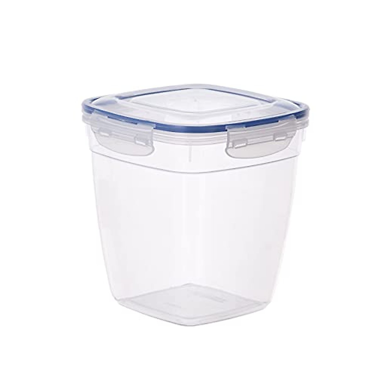 Superio Square Deep Sealed Container For Food, 3.5 Qt Plastic Container With Lid Keeps Food Fresh- For Pantry, Fridge- Microwave and Freezer Safe (1, 3.5 Quart)