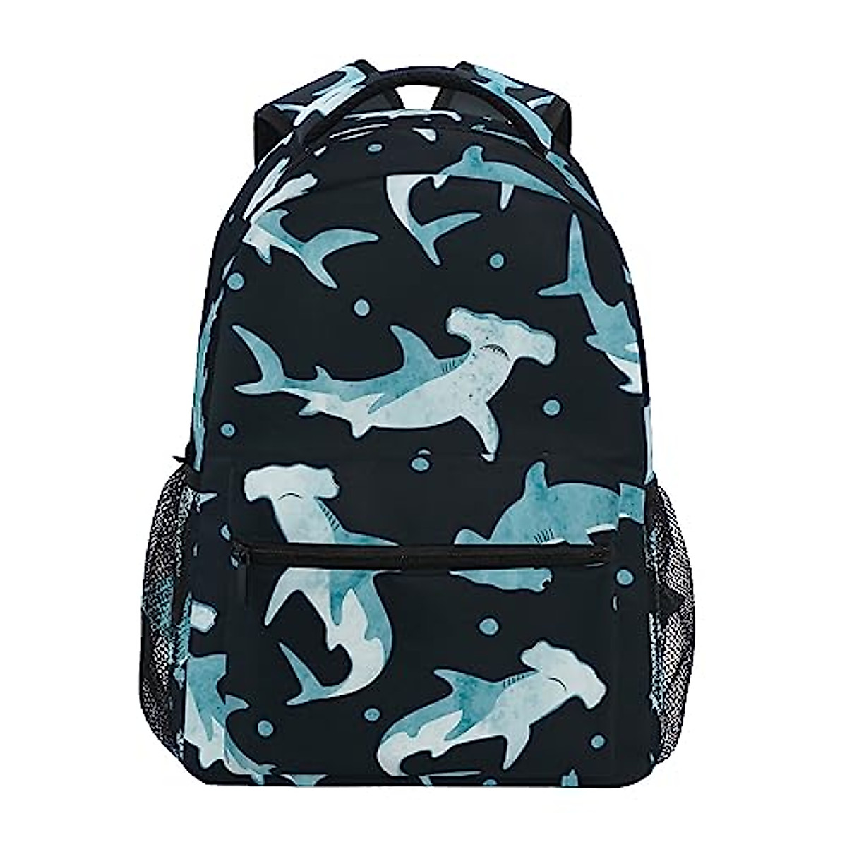 Hwasondy Hammerhead Shark Classic 16 Inch Backpack with Adjustable Padded Shoulder Straps